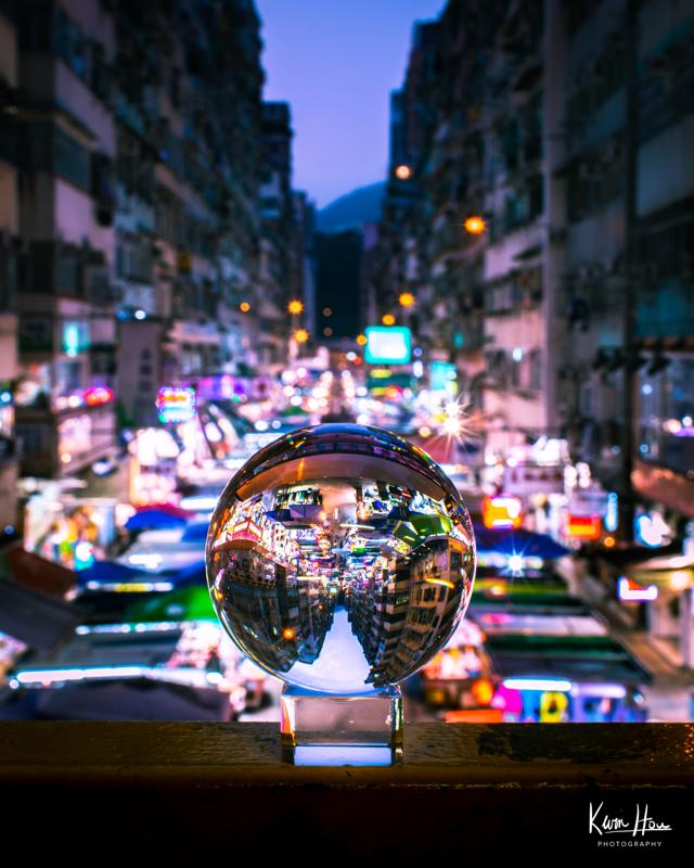 Ladies Market Balcony Lens Ball Cyberpunk | Kevin Hou Photography